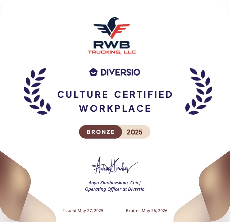 Awards - RWB Trucking, LLC